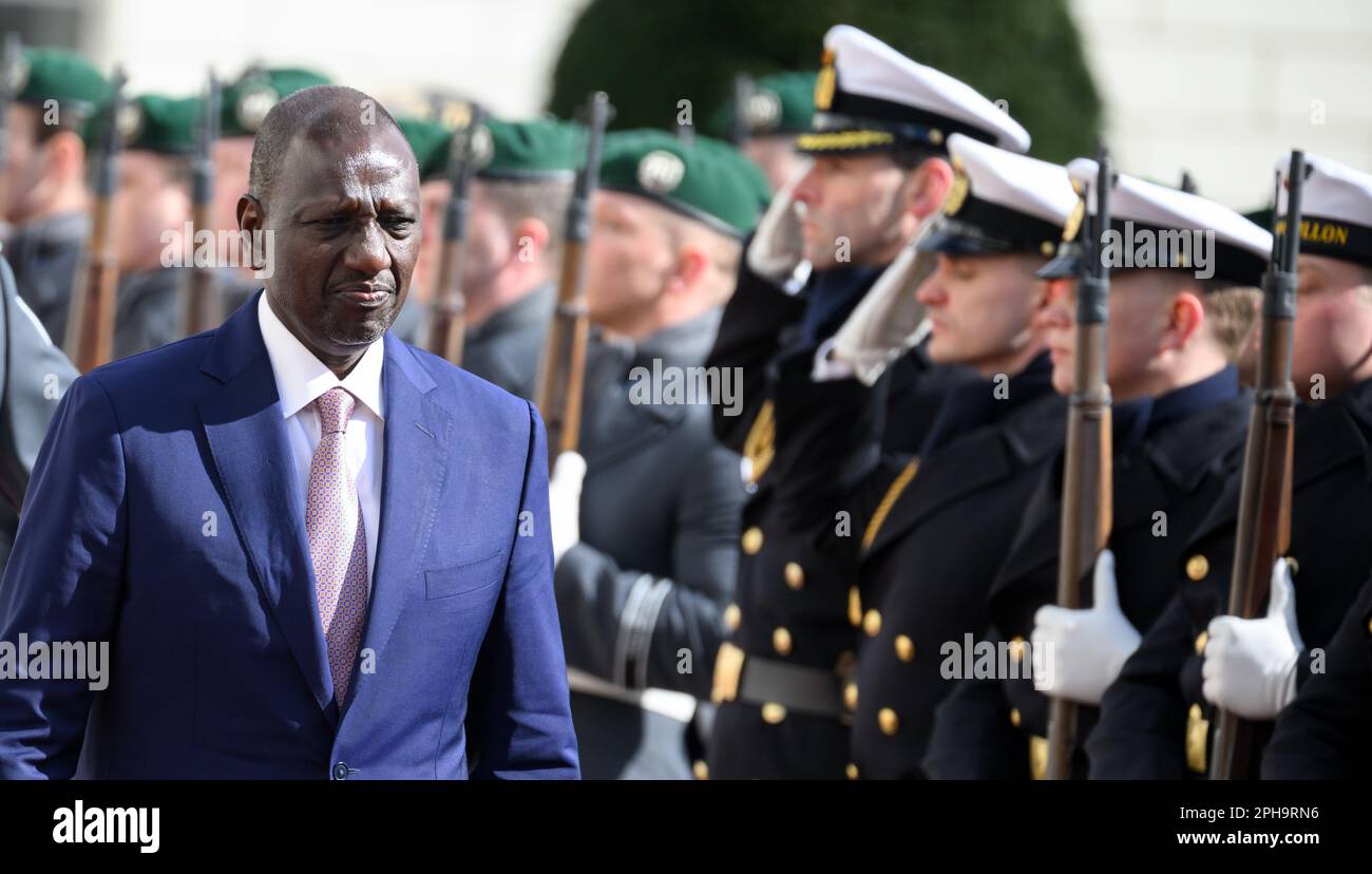 Berlin, Germany. 27th Mar, 2023. William Samoei Ruto, President of ...