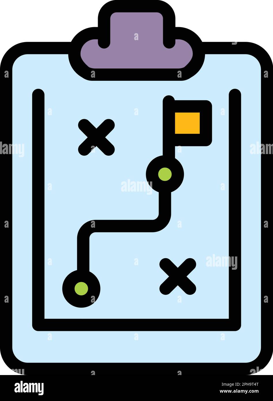 Result money clipboard icon. Outline Result money clipboard vector icon ...