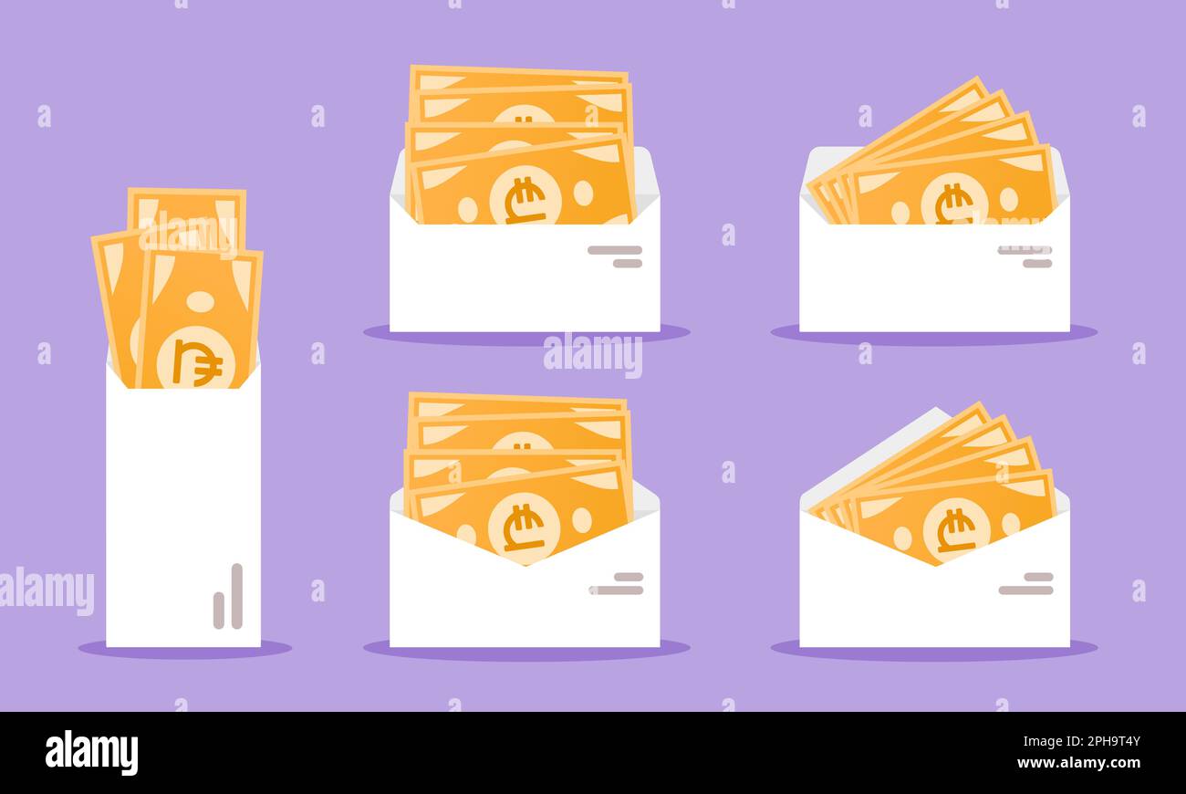 Georgian Lari Money in Envelope Stock Vector Image & Art - Alamy