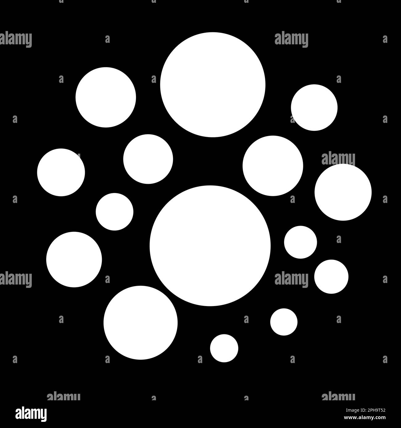 Gobo mask. White circle on black backgrouns Stock Vector Image & Art ...