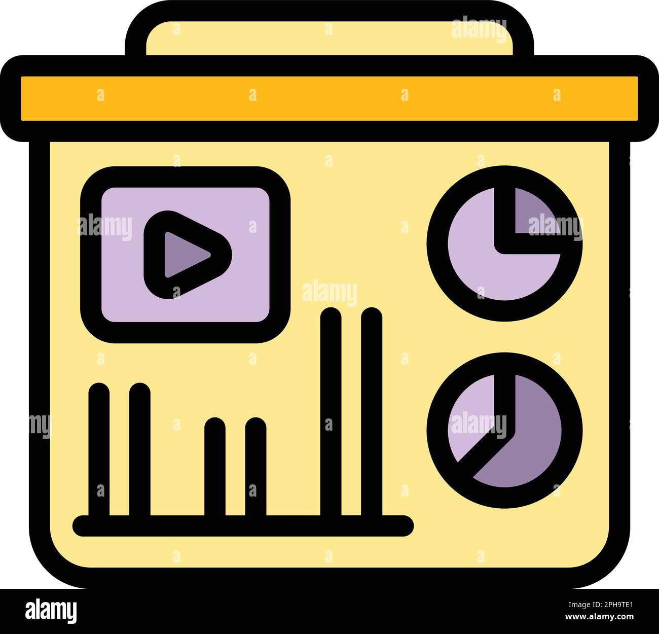 Market studies icon. Outline Market studies vector icon for web design ...