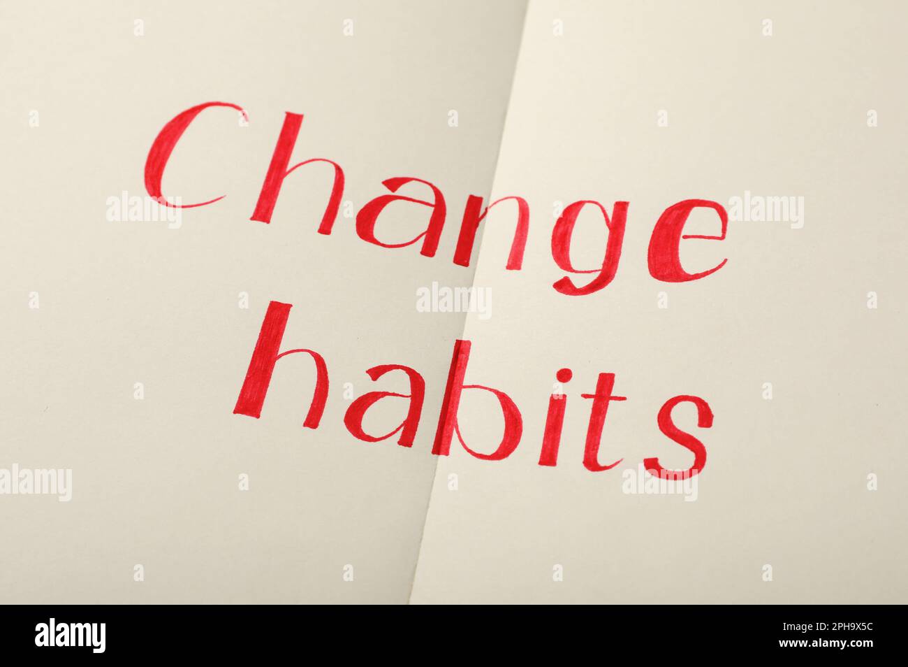 Develop good habits hi-res stock photography and images - Alamy