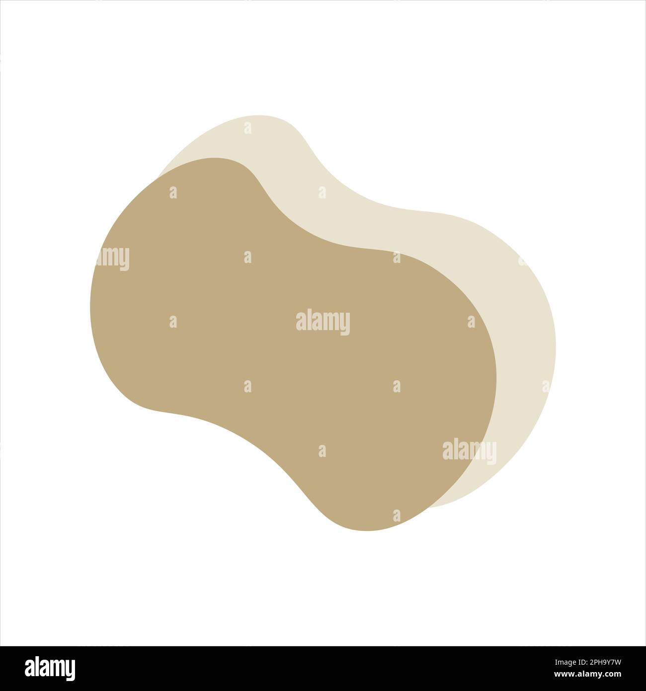 Modern brush stroke. Abstract liquid element. Vector illustration for ...