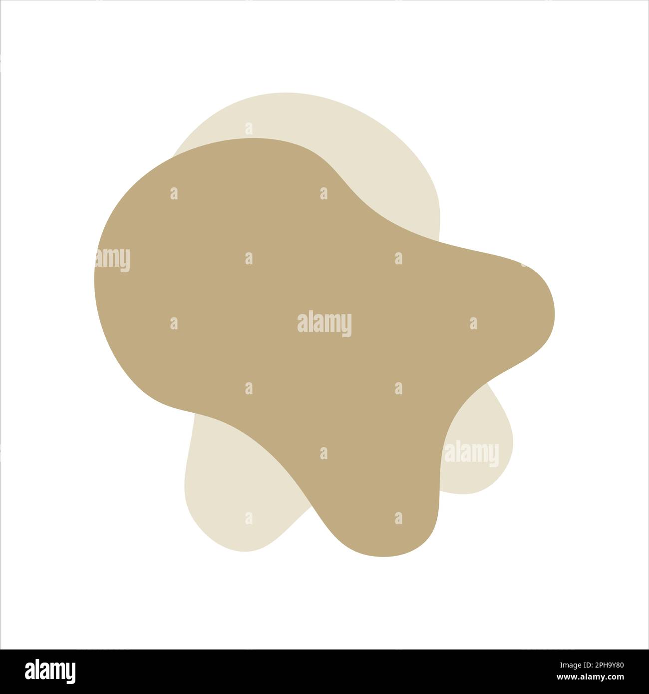 Modern brush stroke. Abstract liquid element. Vector illustration for ...