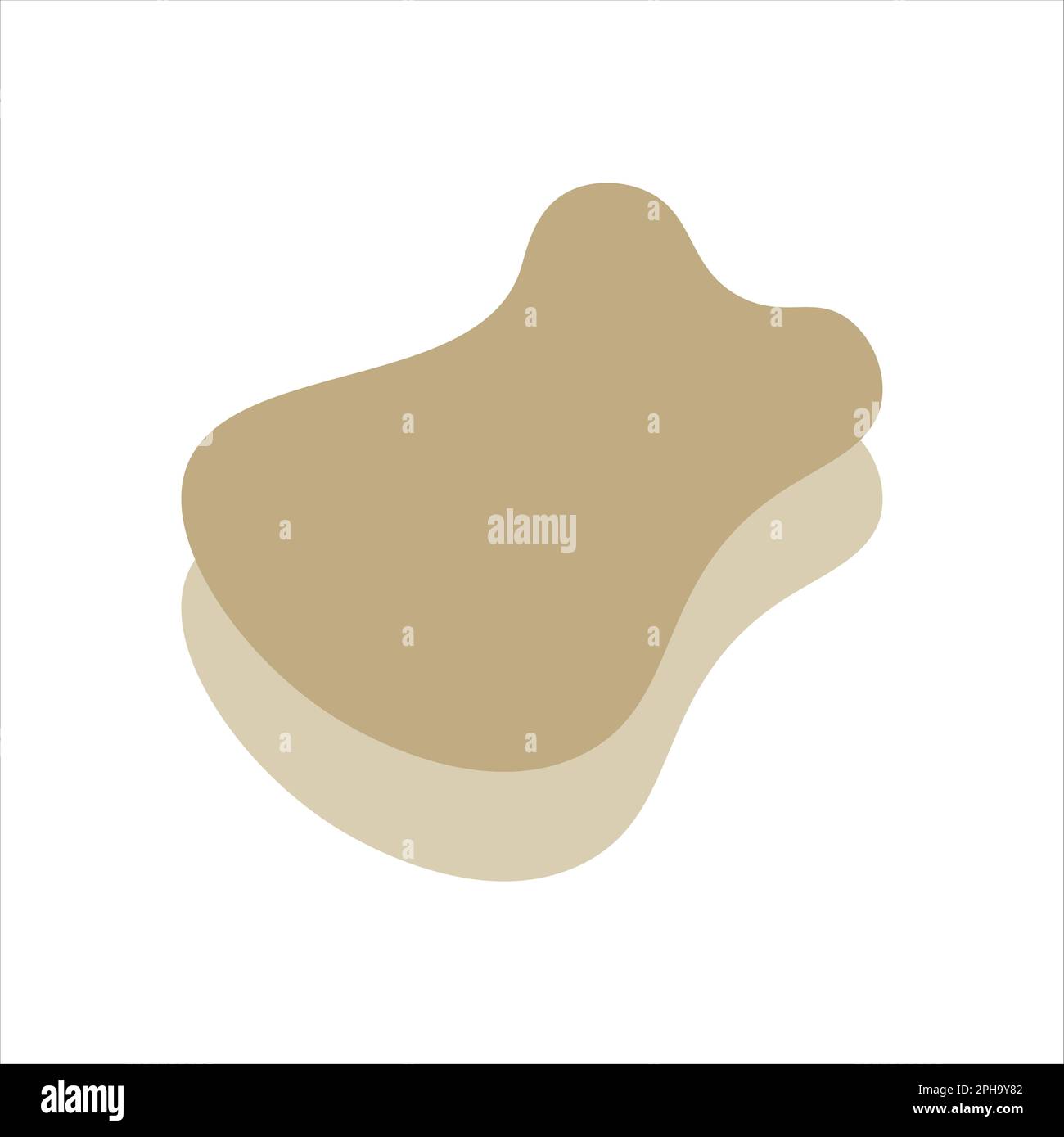 Modern brush stroke. Abstract liquid element. Vector illustration for ...