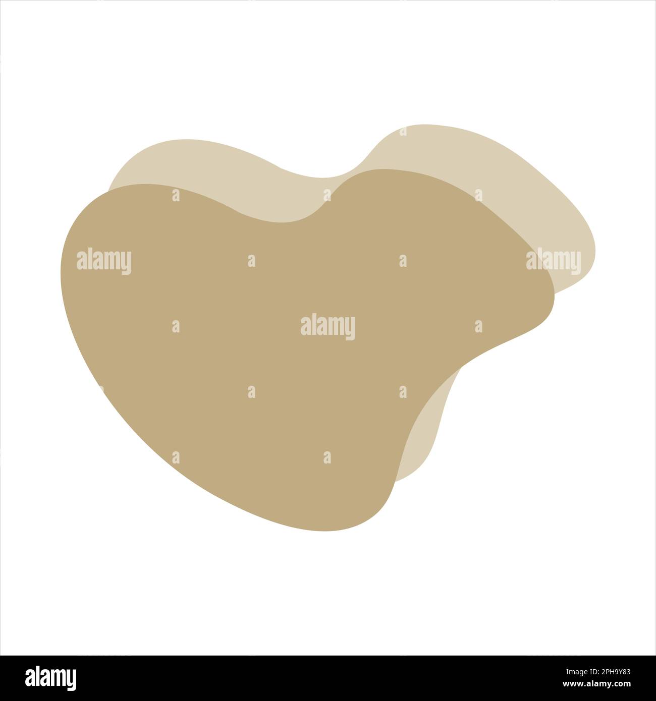 Modern brush stroke. Abstract liquid element. Vector illustration for ...