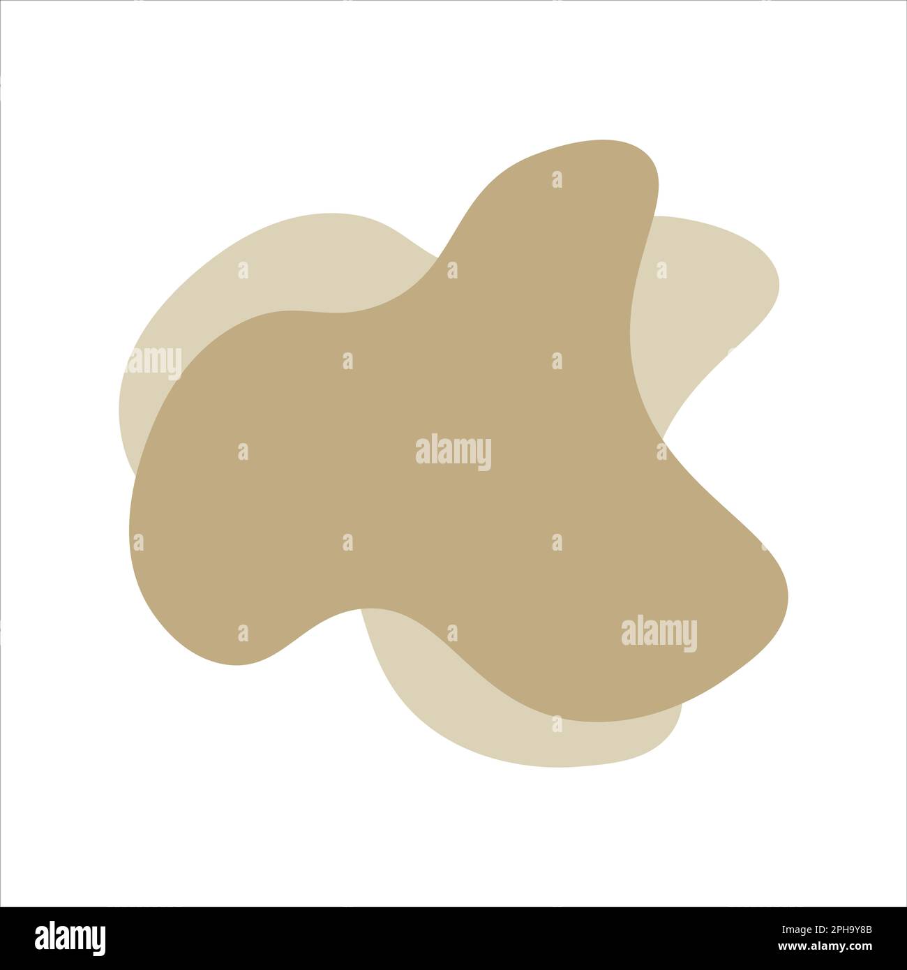 Modern brush stroke. Abstract liquid element. Vector illustration for ...