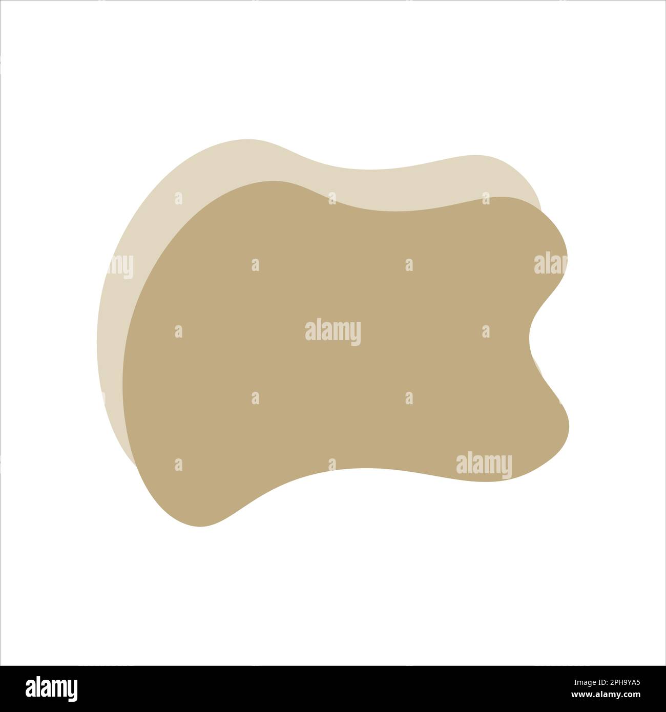 Modern brush stroke. Abstract liquid element. Vector illustration for ...