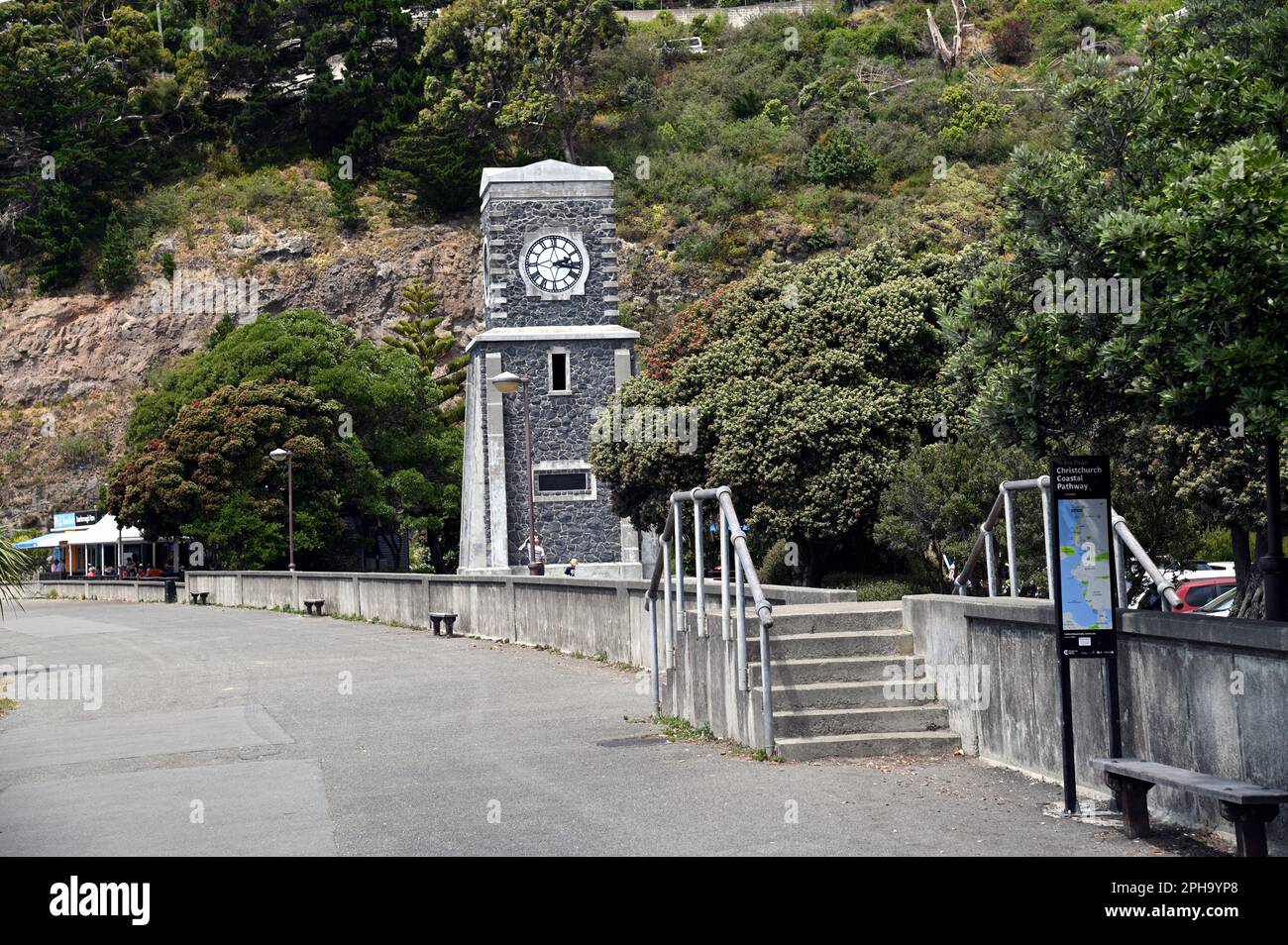 Sunmer Scarborough Clock Tower, an historic landmark on the espalade at ...