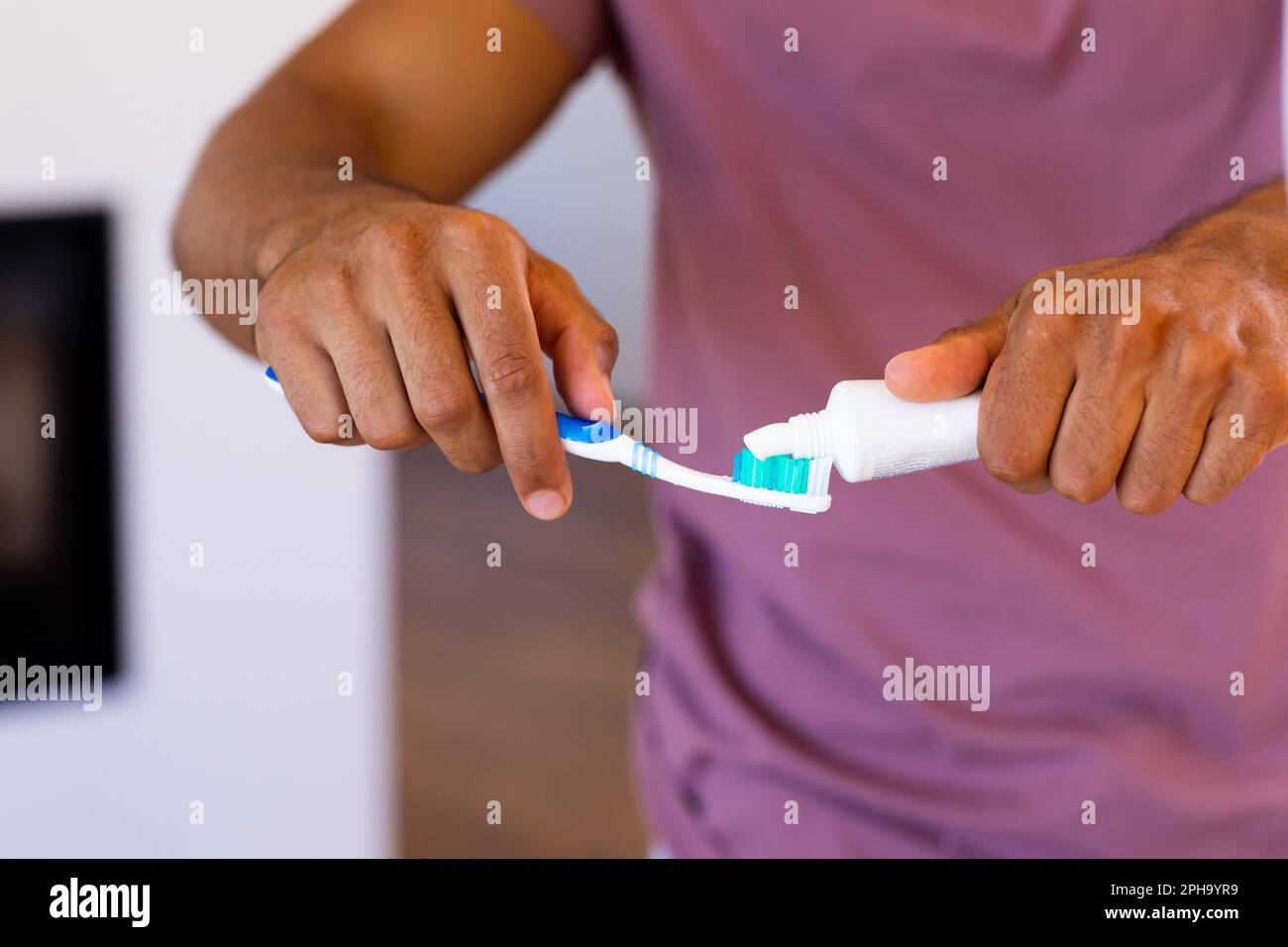 Put Toothpaste On Toothbrush