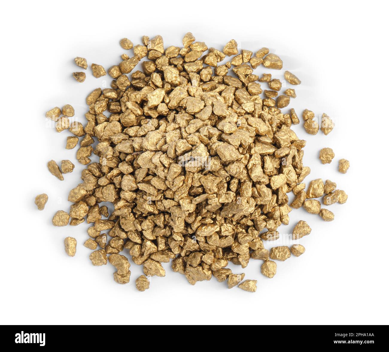Gold metal lumps Cut Out Stock Images & Pictures - Alamy