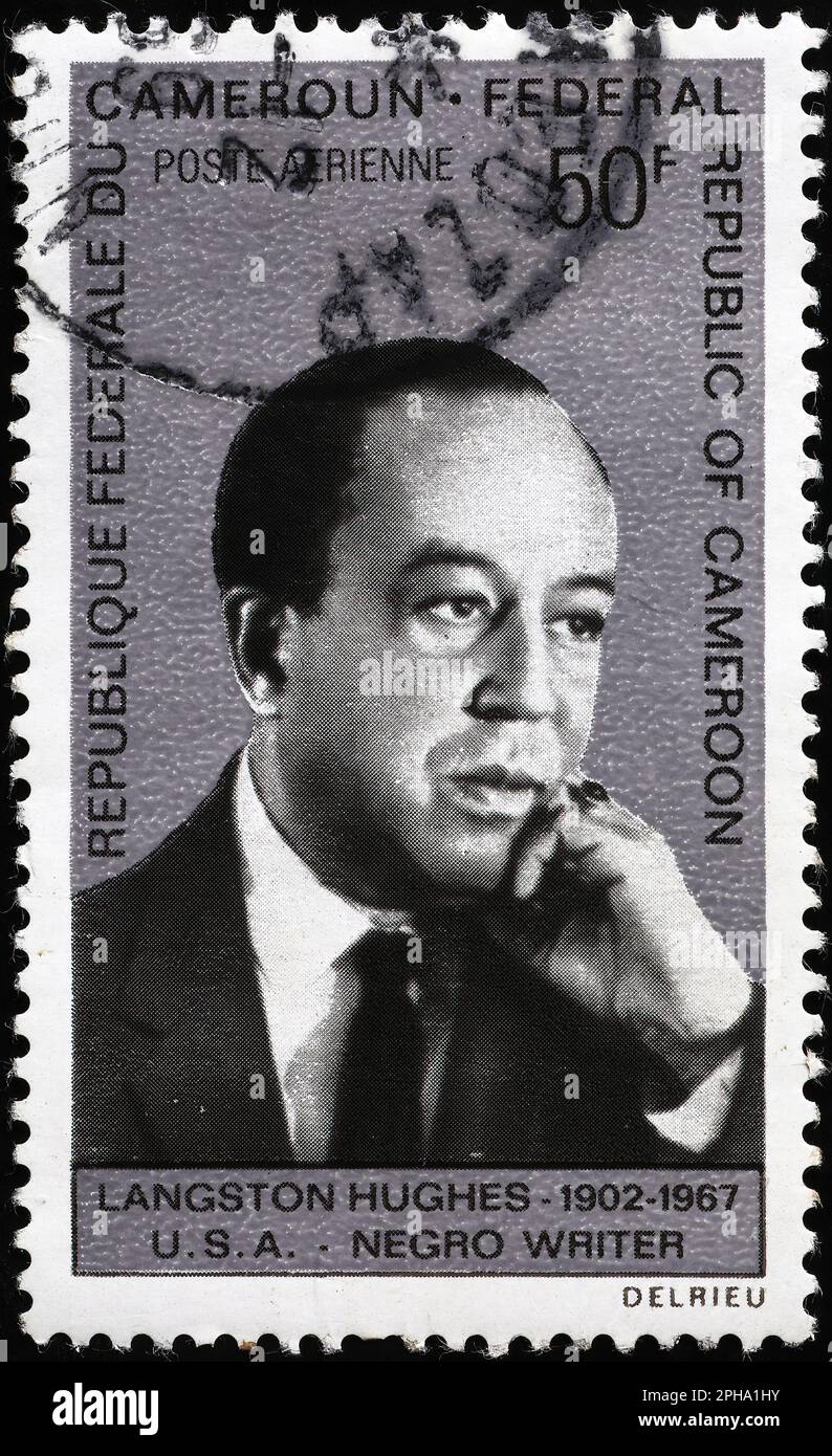 American writer Langston Hughes celebrated on african postage stamp ...