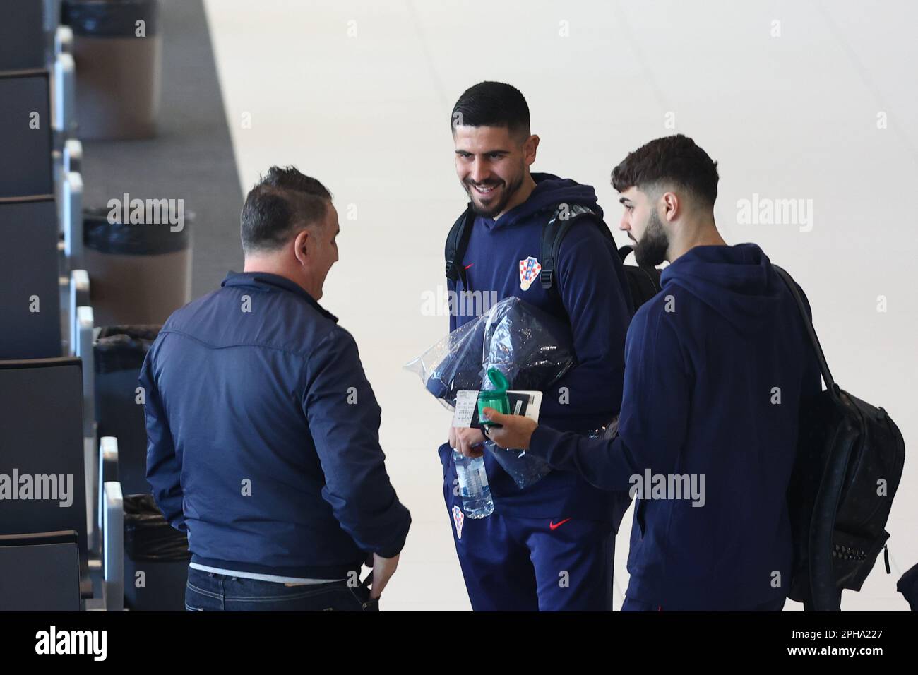 Kastel Stafilic, Croatia. 27th Mar, 2023. Martin Erlic and Josko ...