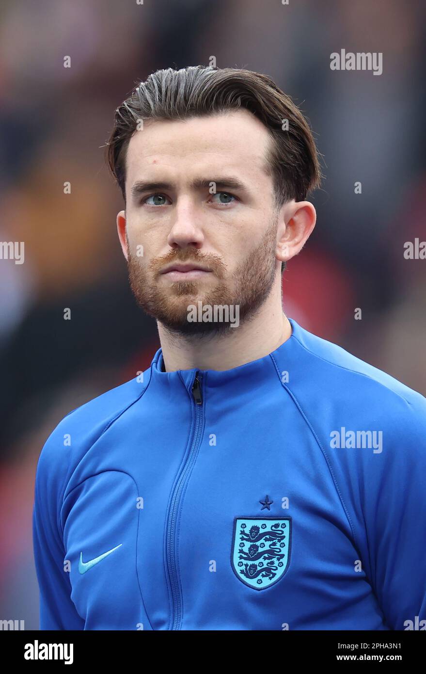 Ben Chilwell (Chelsea)of England during UEFA EURO 2024 qualifier round ...