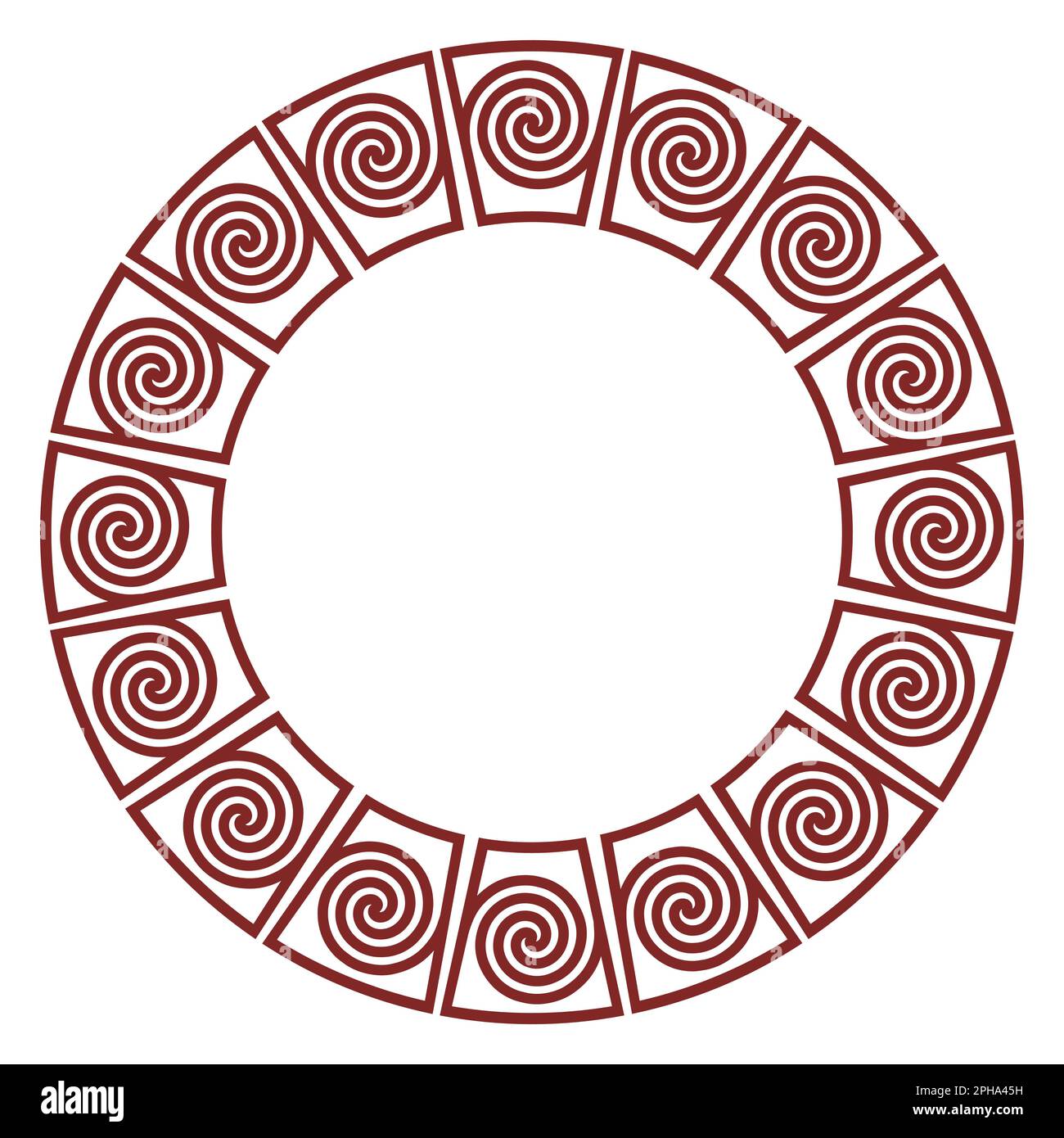 Celtic Scandinavian design. Round braided pattern in ancient Celtic ...