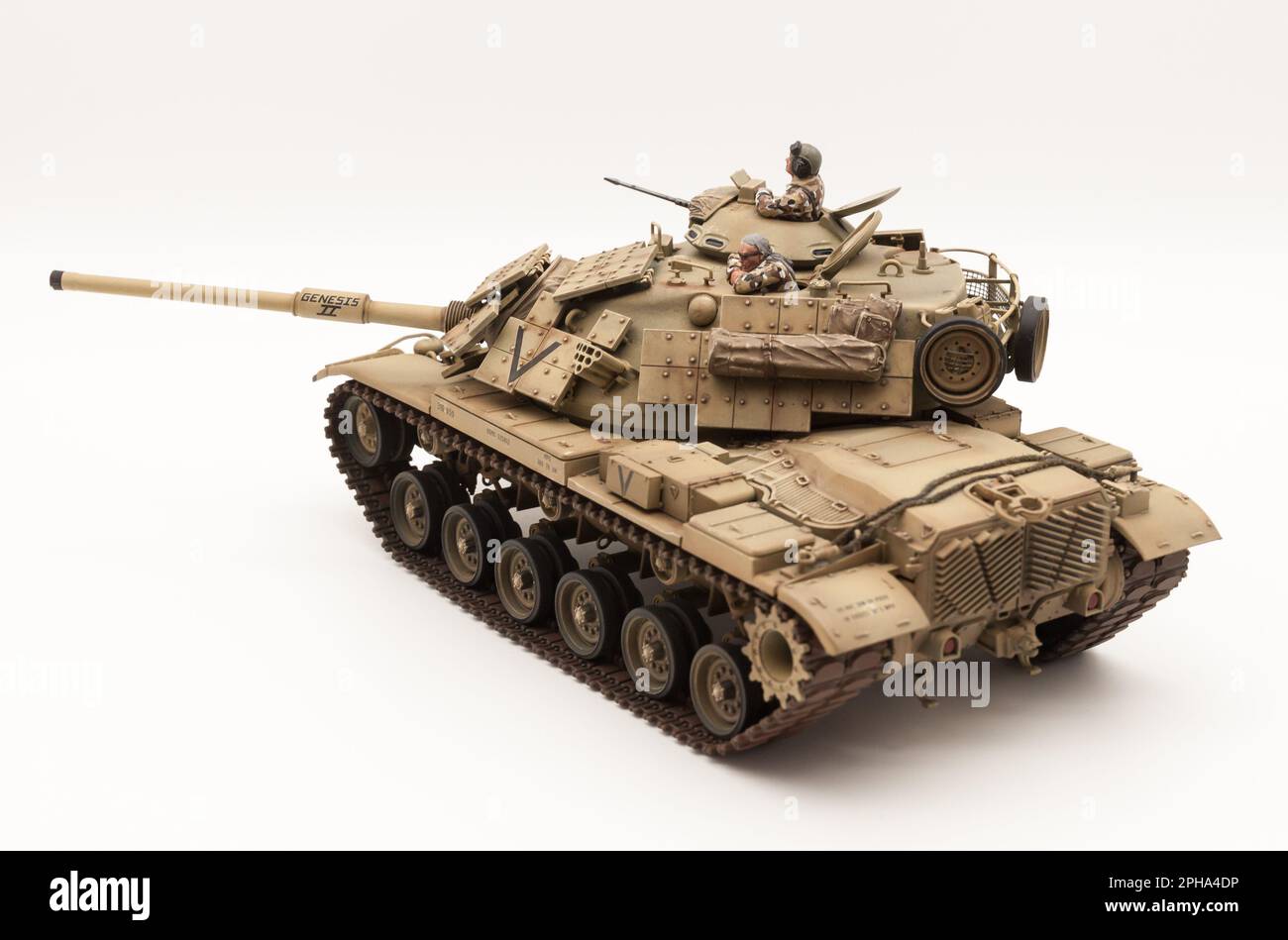 Operation Desert Storm USMC M60A1 Patton Main Battle Tank with reactive armor, 1 35 Tamiyta ...