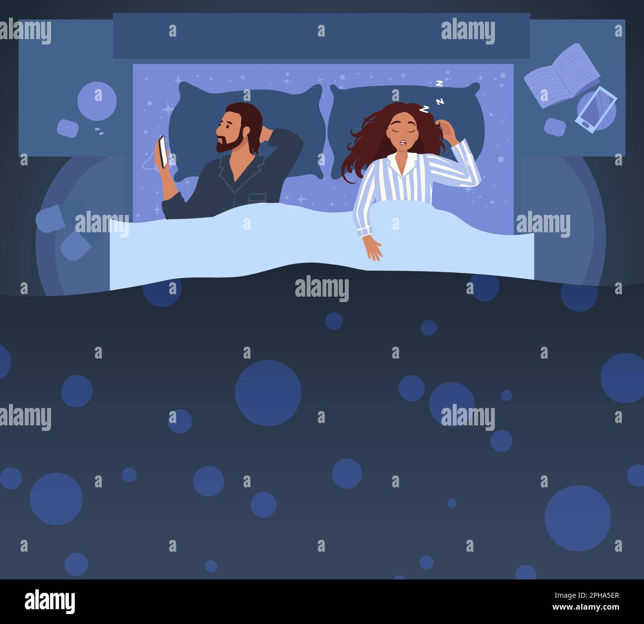 Mouth open asleep Stock Vector Images - Alamy