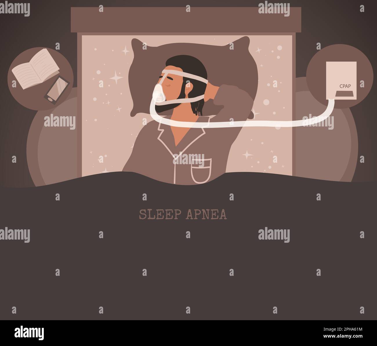 Obstructive Sleep Apnea Stock Vector Images Alamy