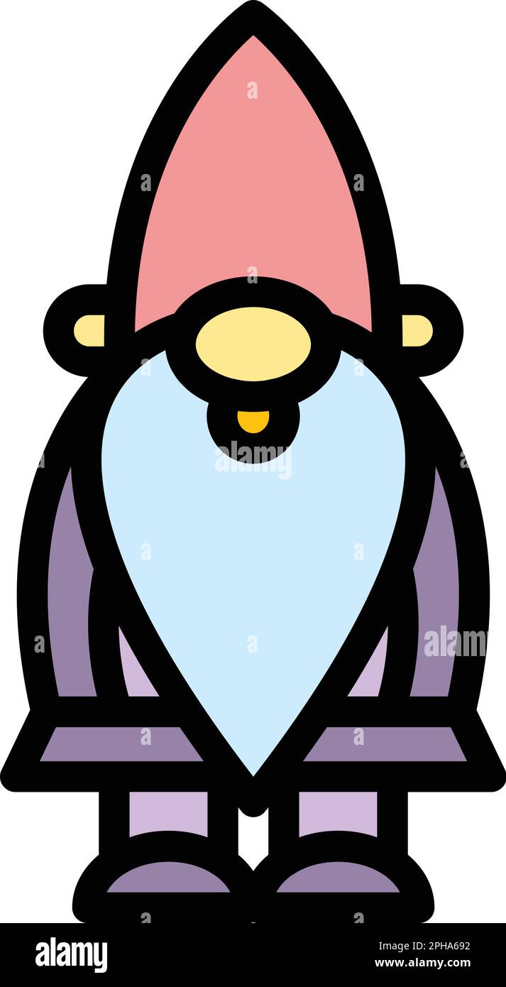 Home dwarf icon. Outline Home dwarf vector icon for web design isolated ...