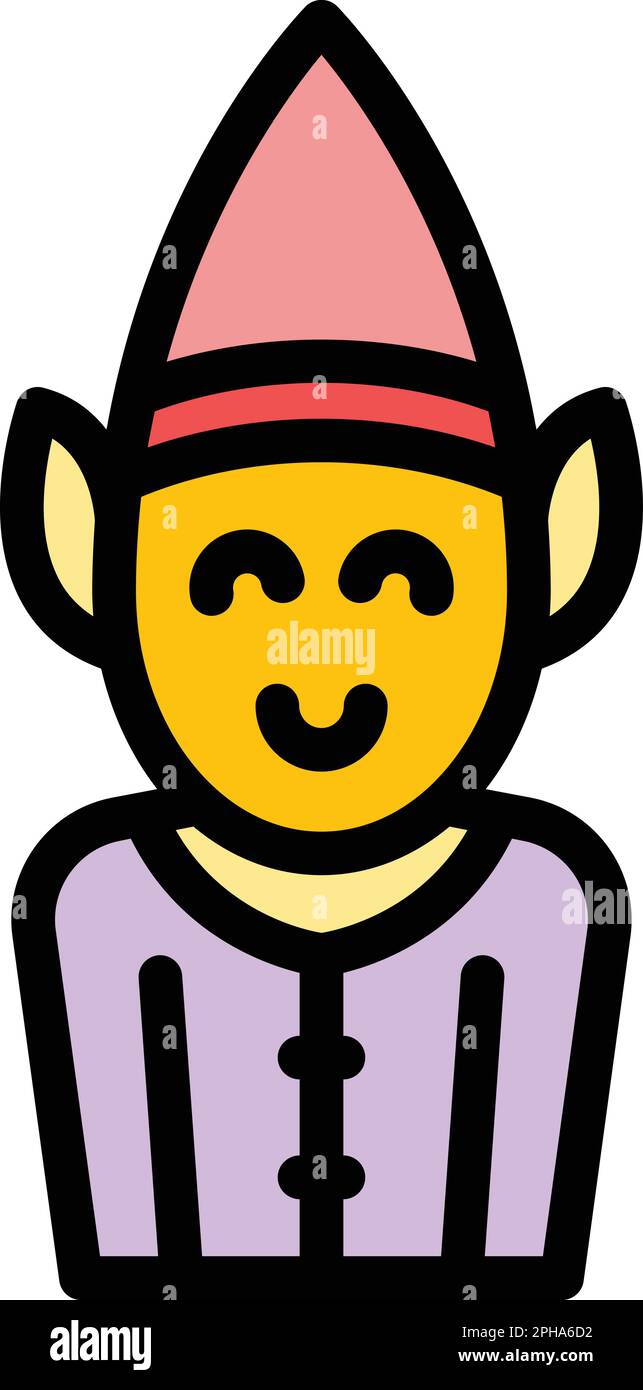 Garden midget icon. Outline Garden midget vector icon for web design ...