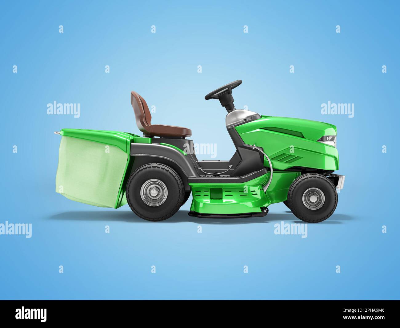 Push Mower Side View