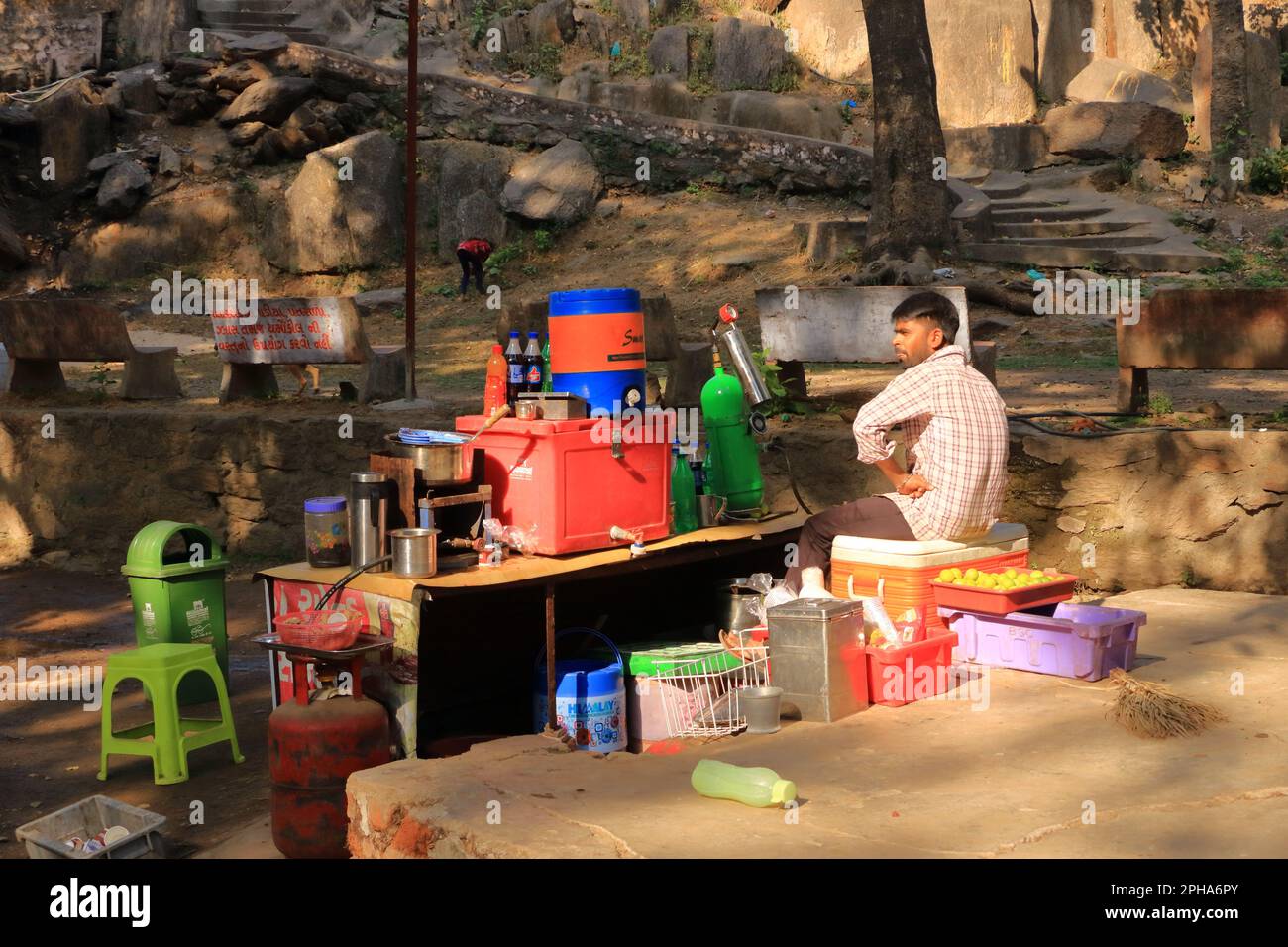 December 24 2022 - Jambughoda, Gujarat in India: People at Weekand at ...