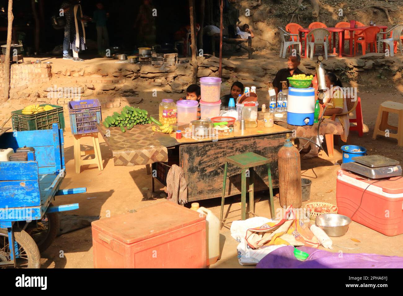 December 24 2022 - Jambughoda, Gujarat in India: People at Weekand at ...