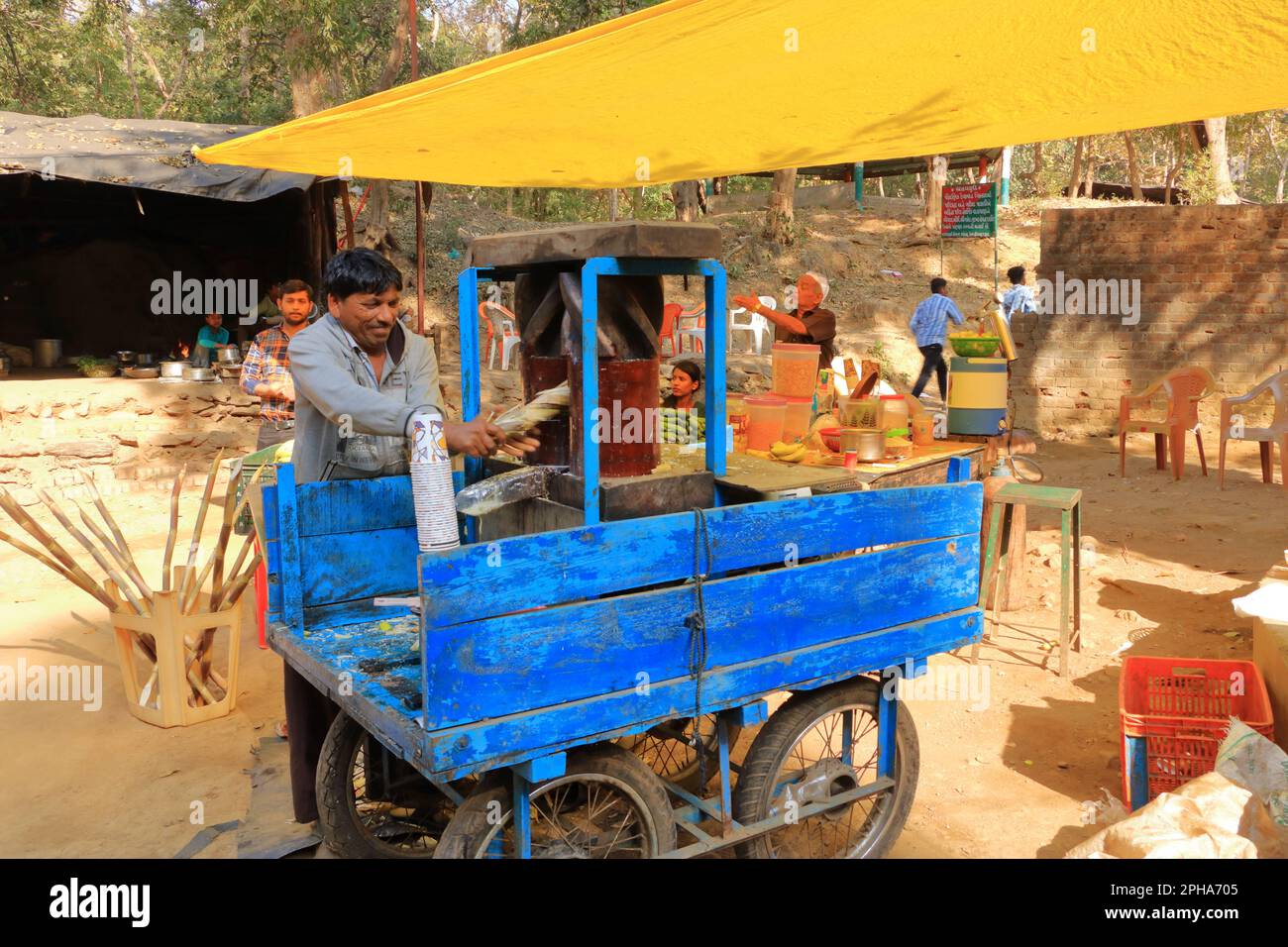 December 24 2022 - Jambughoda, Gujarat in India: People at Weekand at ...