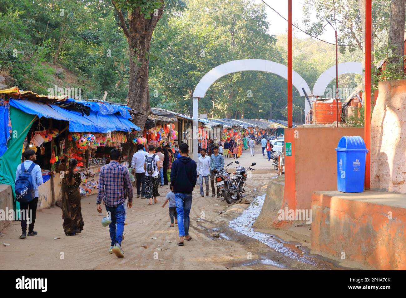 December 24 2022 - Jambughoda, Gujarat in India: People at Weekand at ...