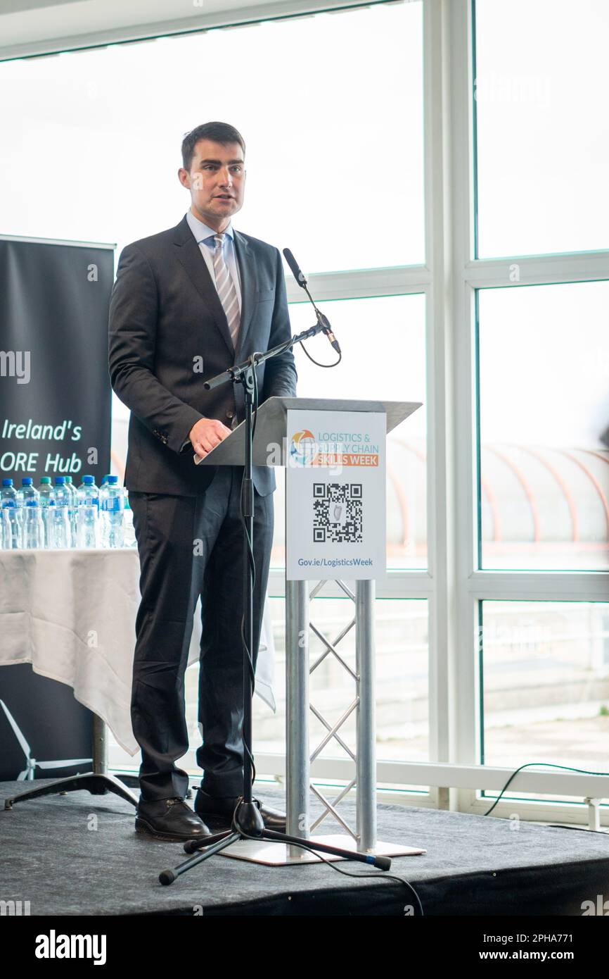 Jack Chambers TD attends Rosslare Europort, Co. Wexford for opening of ...