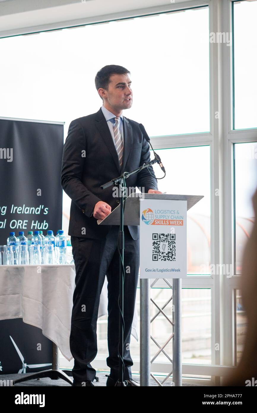 Jack Chambers TD attends Rosslare Europort, Co. Wexford for opening of ...