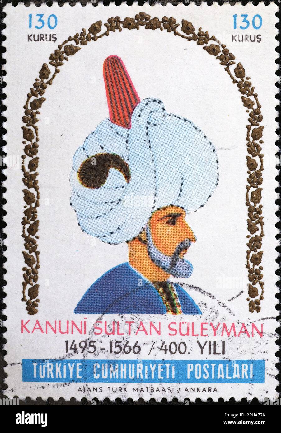 Postage stamp turkey hi-res stock photography and images - Alamy