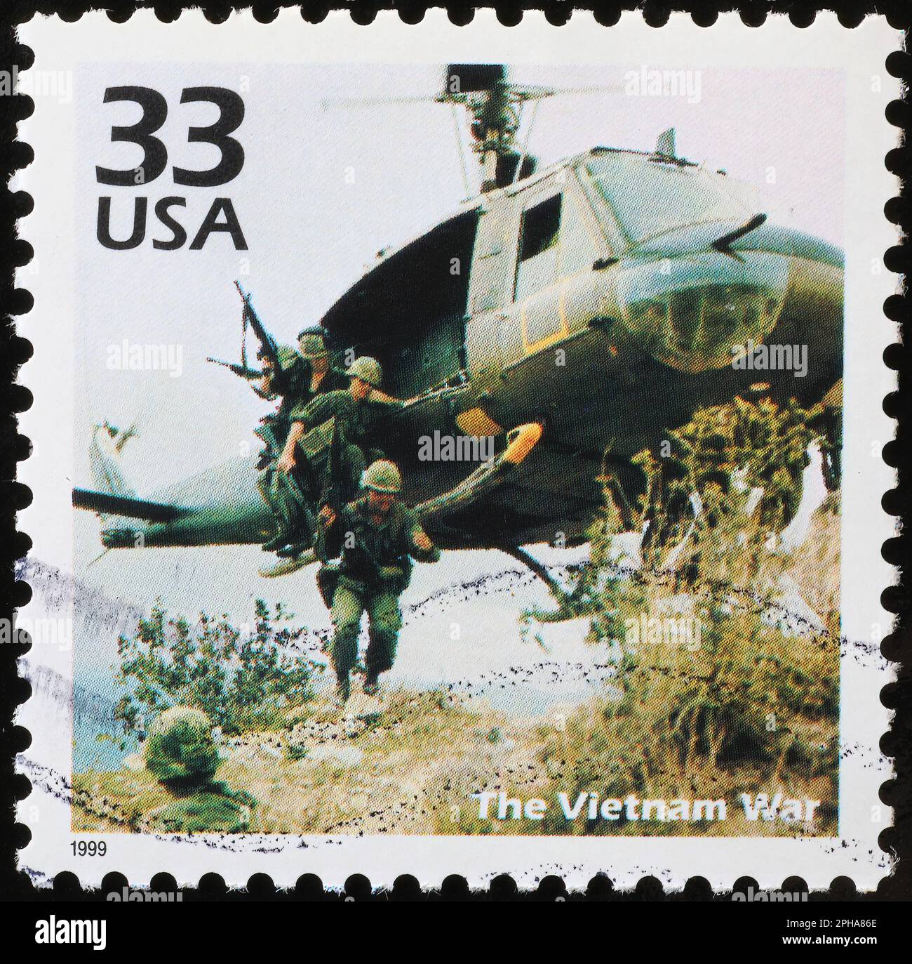 The Vietnam war remembered on US postage stamp Stock Photo - Alamy