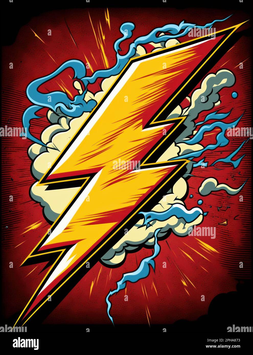 A fresh lightning design Stock Photo - Alamy
