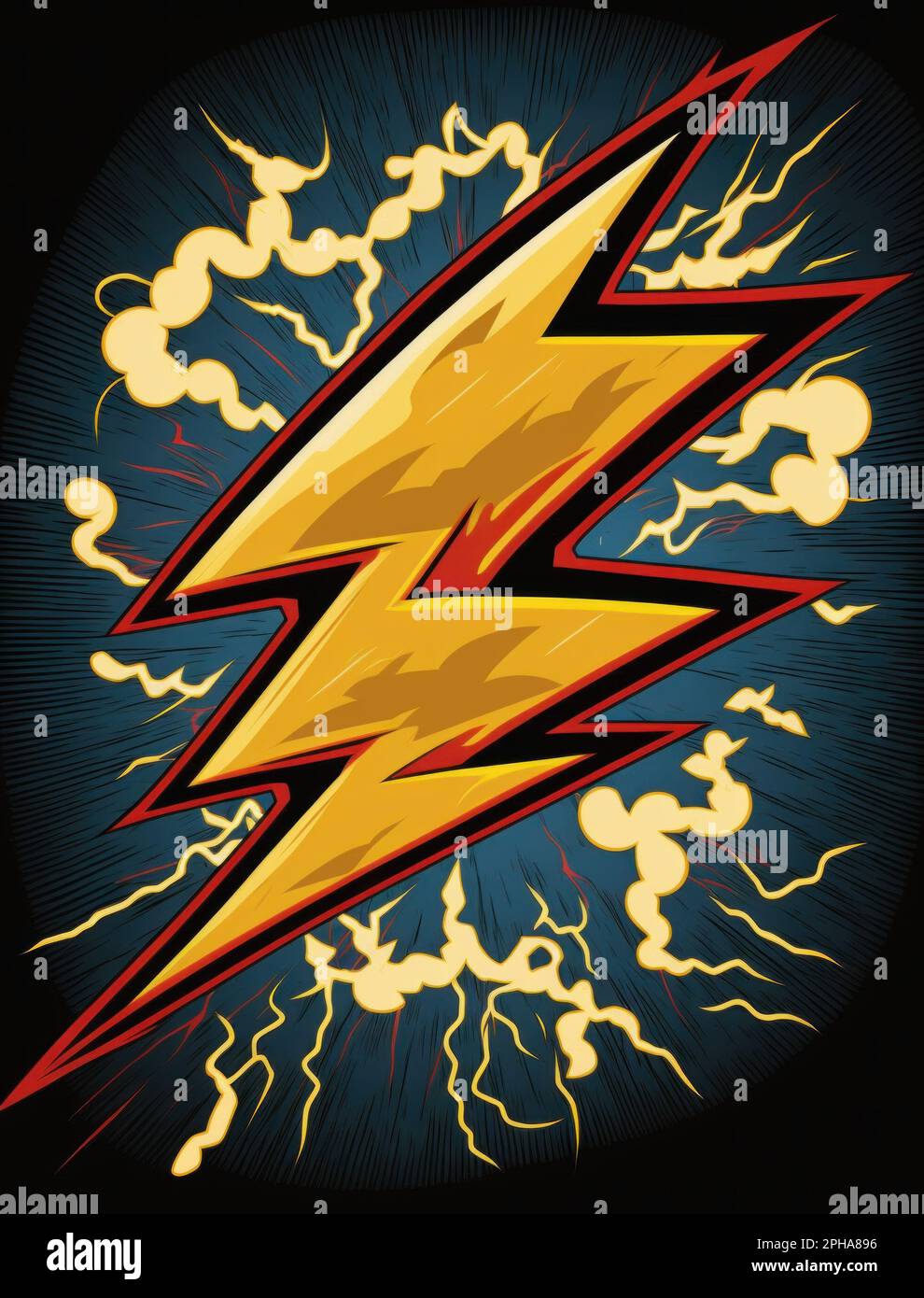 A fresh lightning design Stock Photo - Alamy