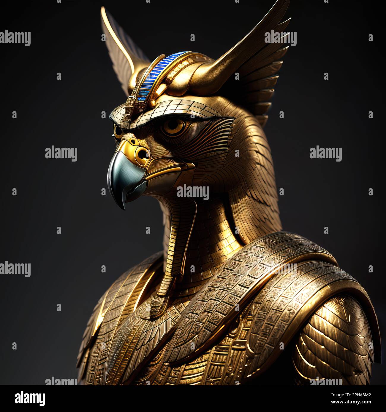 Regal Horus - a Majestic Depiction of the Ancient Egyptian Falcon God ... Regal Horus - a Majestic Depiction of the Ancient Egyptian Falcon God ...