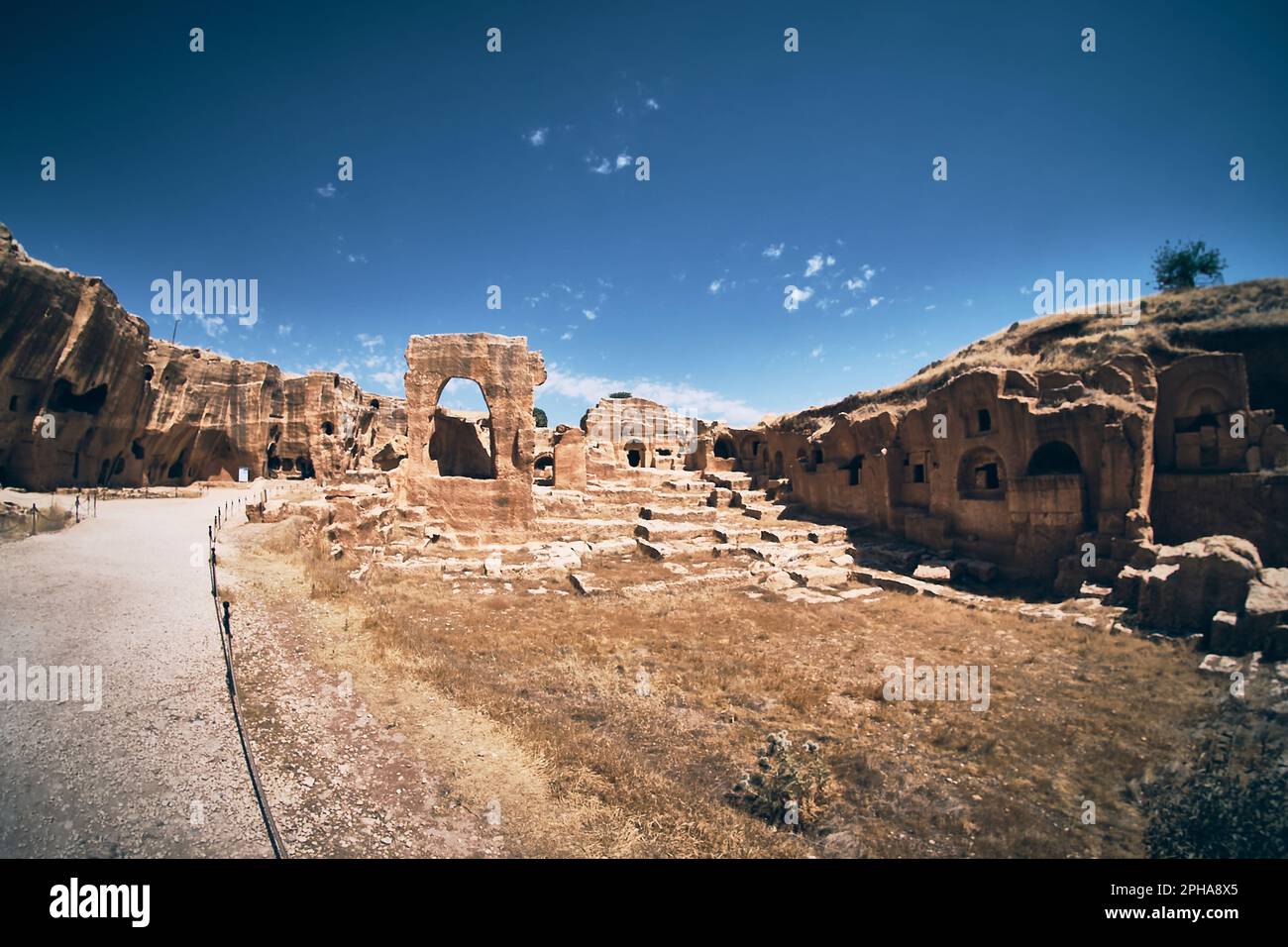 Dara or Daras Ancient city. Ruins of East Roman fortress city in ...