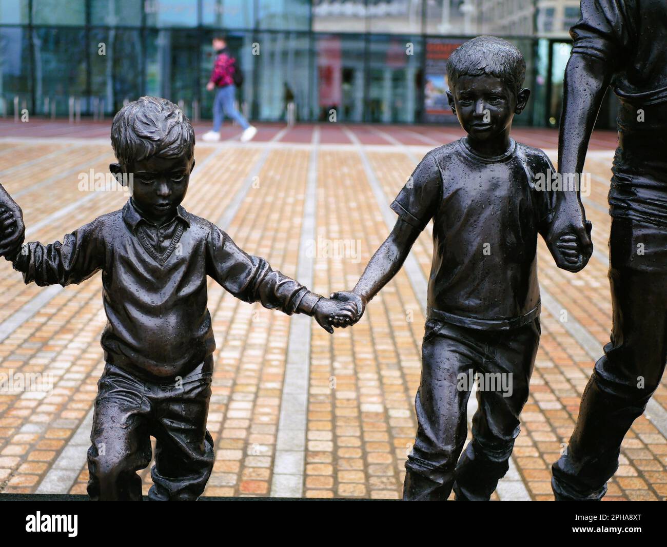 A Real Birmingham Family, Visiting Birmingham UK Stock Photo - Alamy