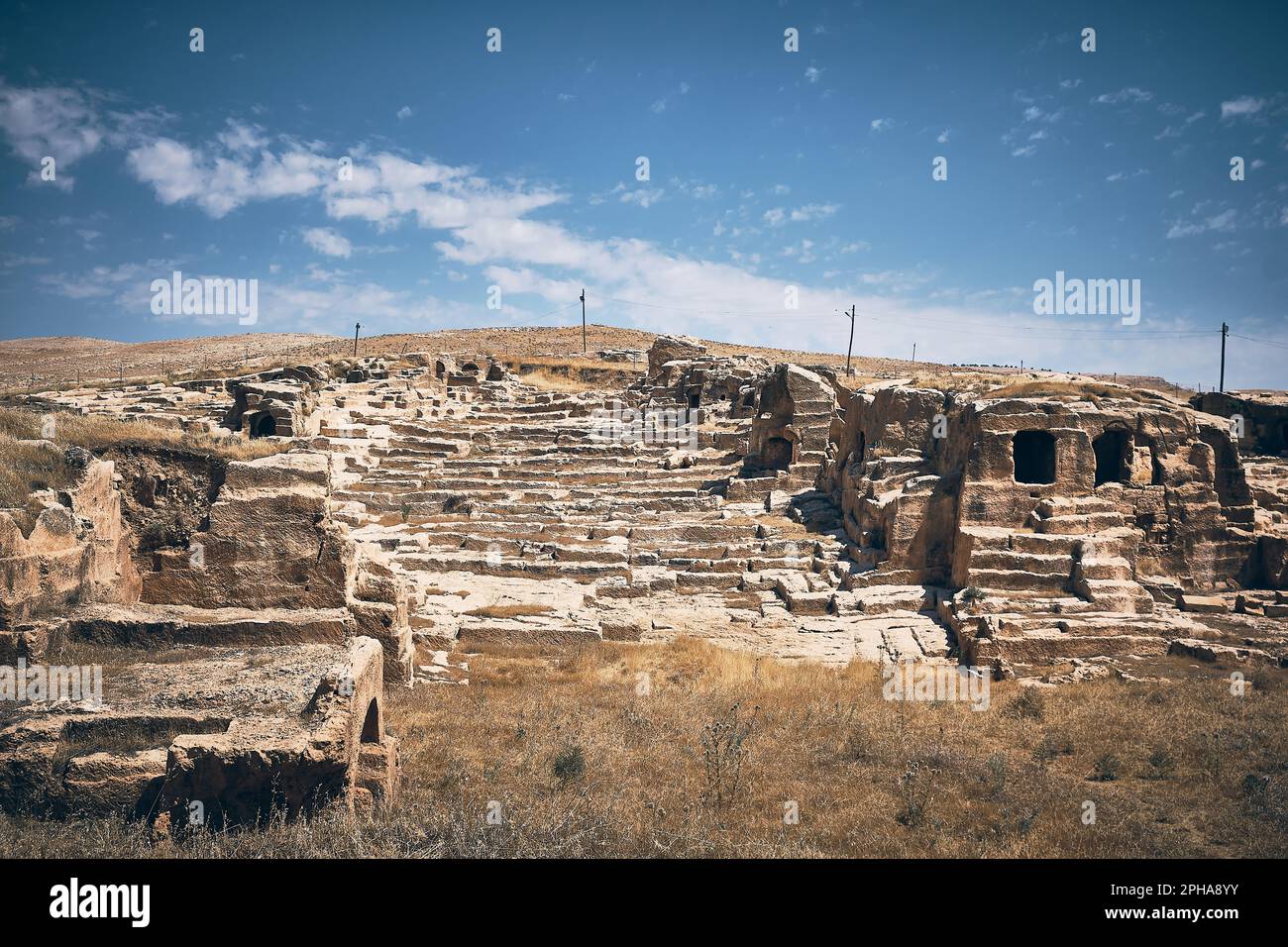 Dara or Daras Ancient city. Ruins of East Roman fortress city in ...