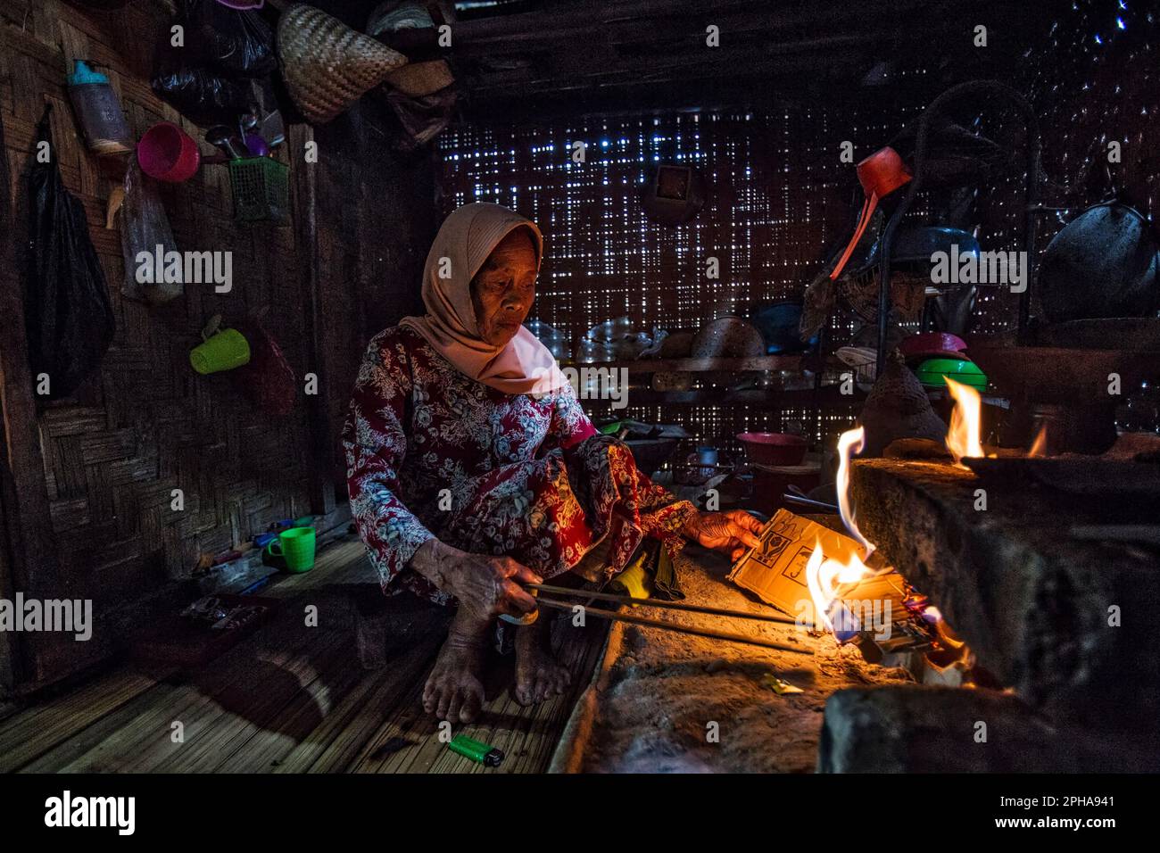 daily life in a village of West Java, Indonesia, Asia Stock Photo - Alamy