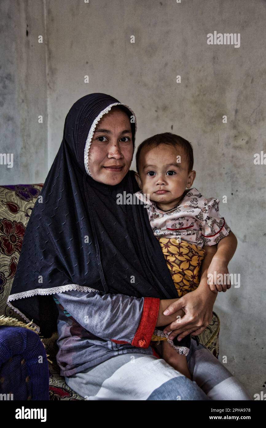 daily life in a village of West Java, Indonesia, Asia Stock Photo - Alamy