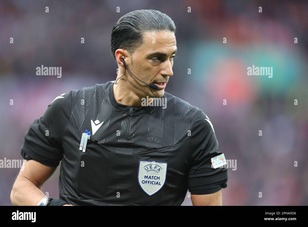 Referee Serdar Gozubuyuk of Nederland during UEFA EURO 2024 qualifier ...