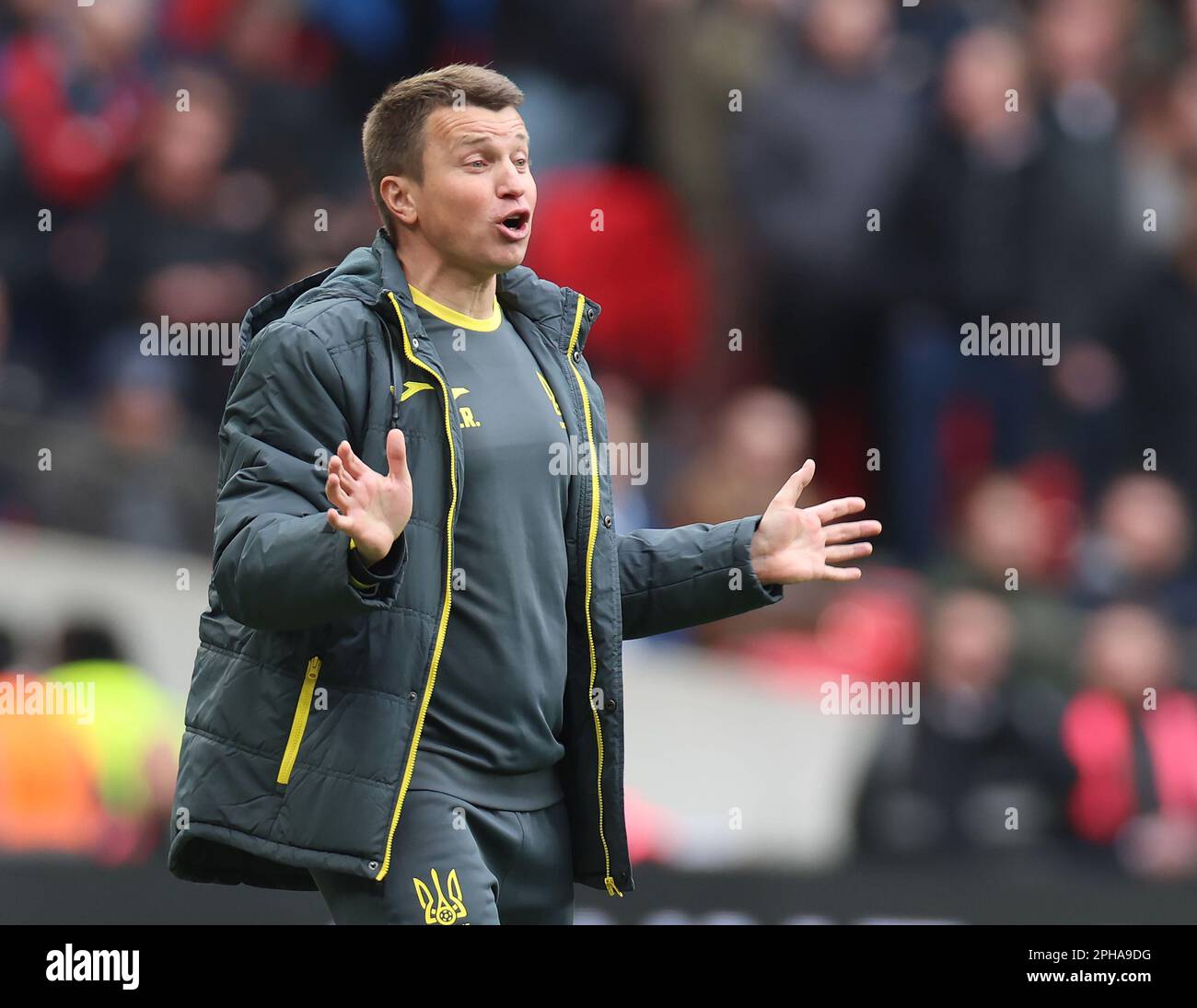 Ruslan Rotan (interim)manager of Ukraine during UEFA EURO 2024 ...