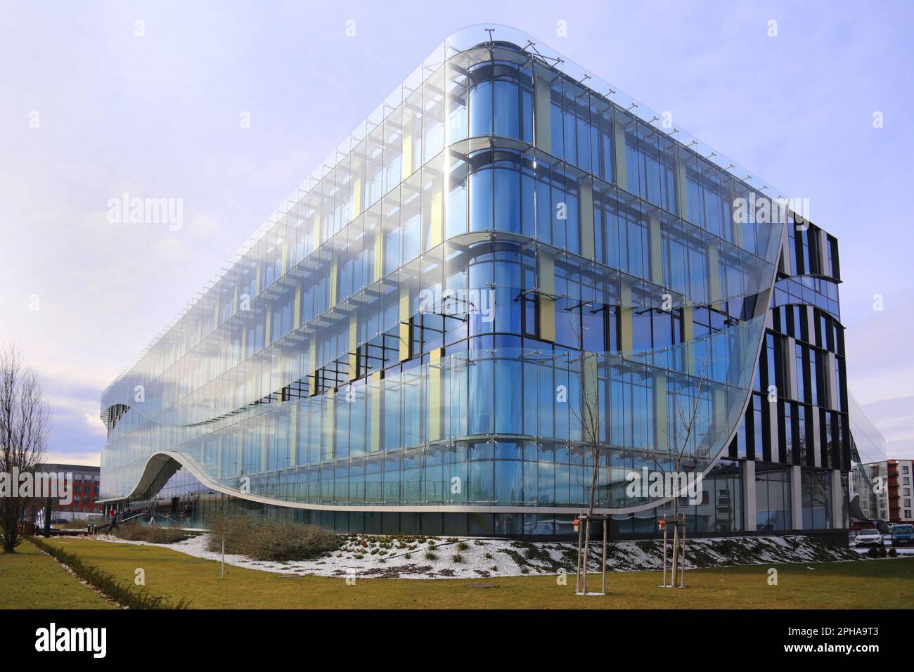 Cracow. Krakow. Poland. Modern glass office building Stock Photo - Alamy