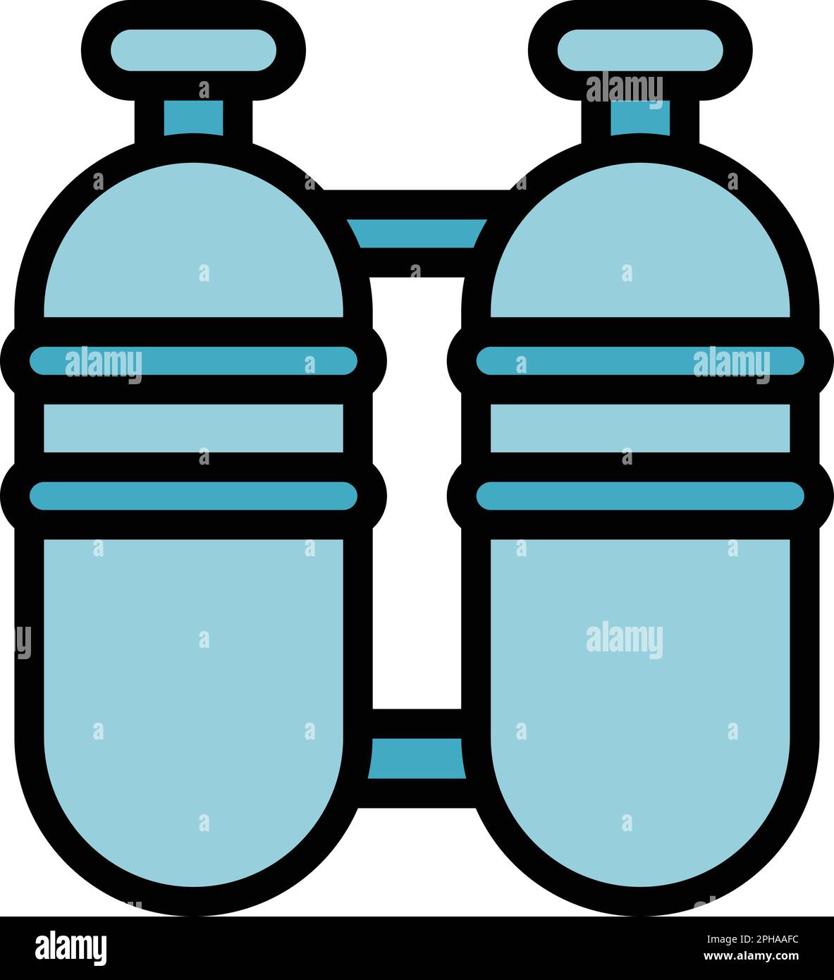 Diving tank icon. Outline Diving tank vector icon for web design ...
