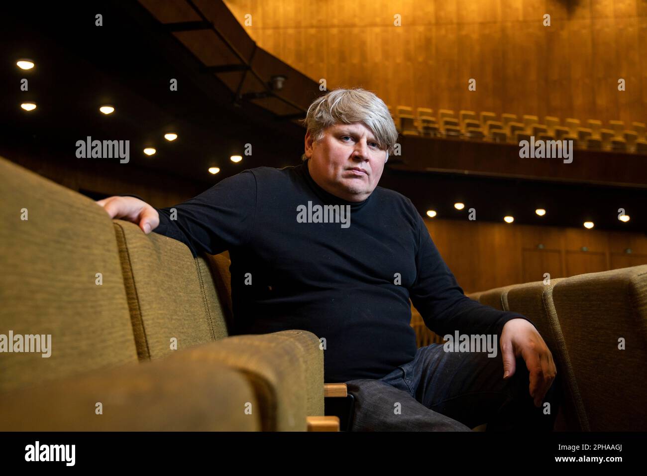 Russian Composer Sergej Newski poses for a picture in Berlin, Germany ...