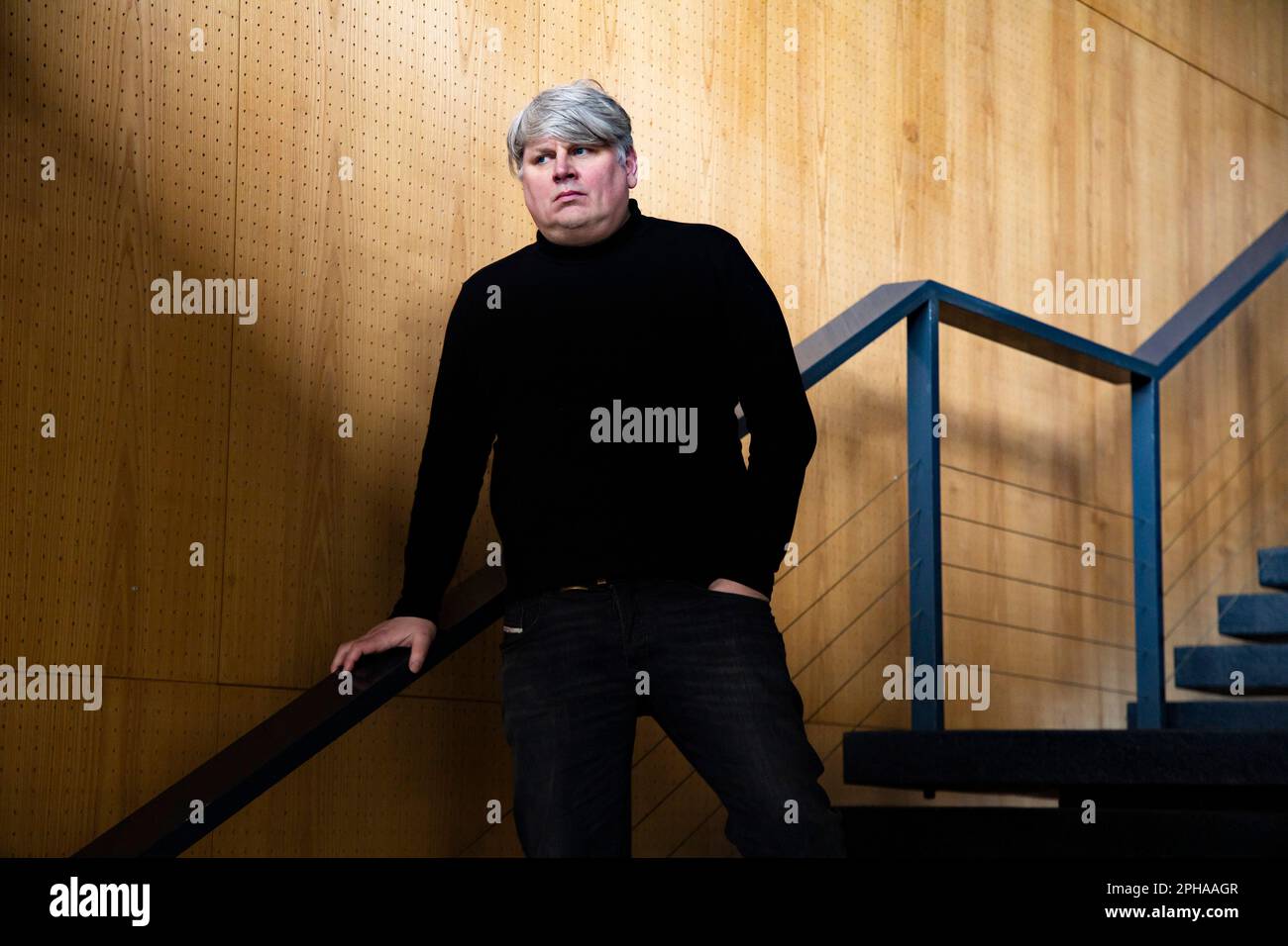 Russian Composer Sergej Newski poses for a picture in Berlin, Germany ...