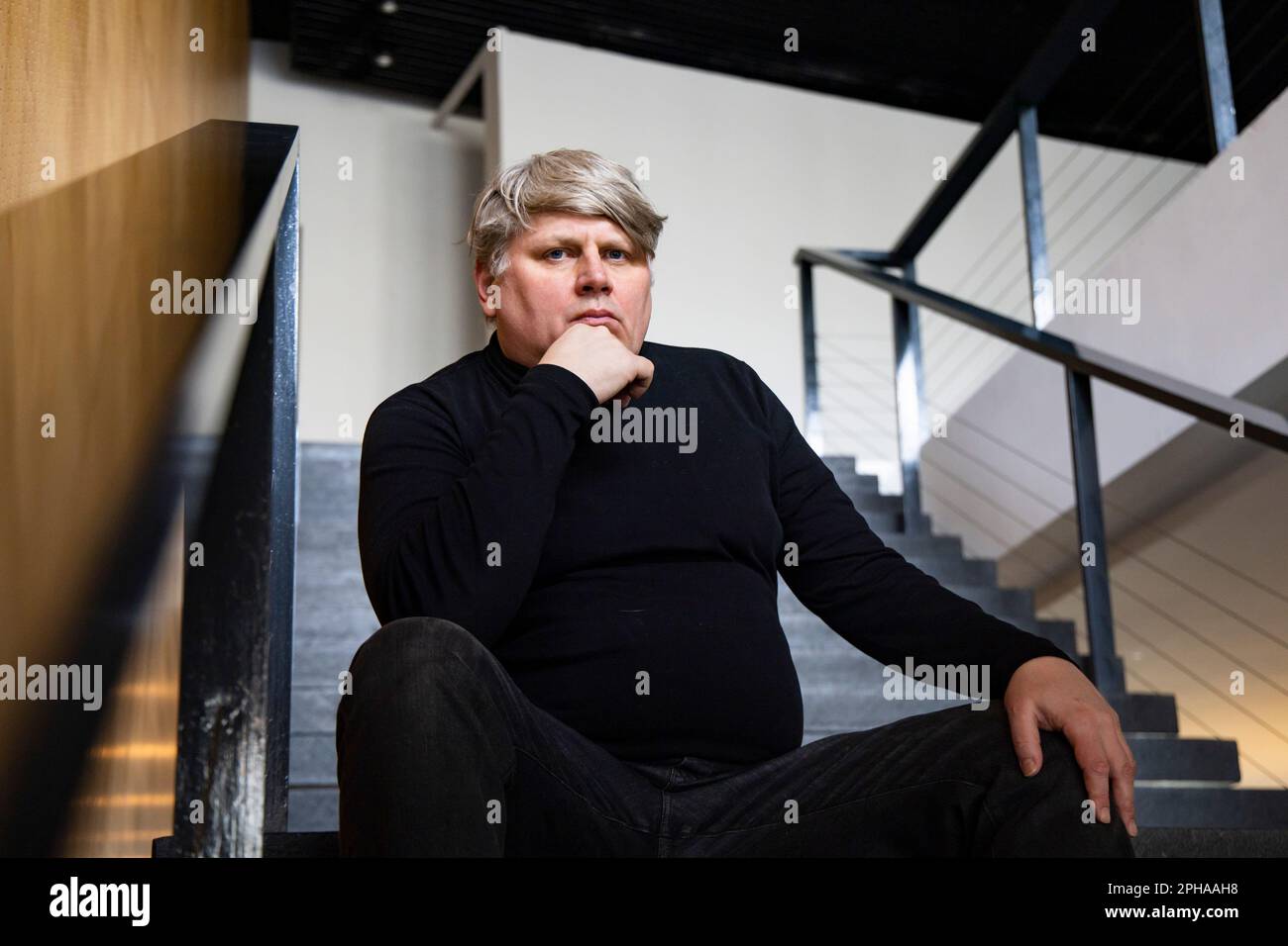 Russian Composer Sergej Newski poses for a picture in Berlin, Germany ...