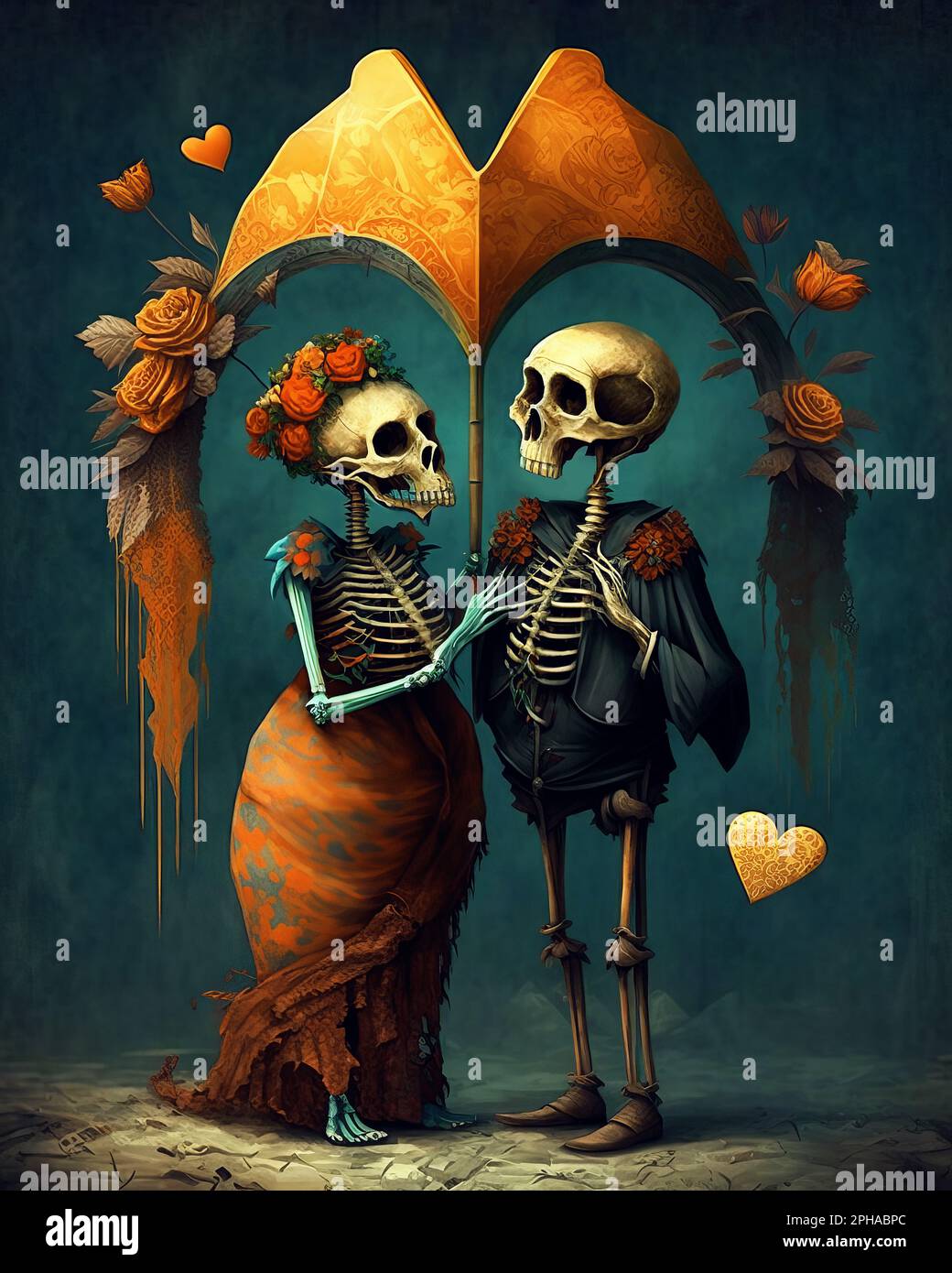Eternal Love Skeleton Tattoos