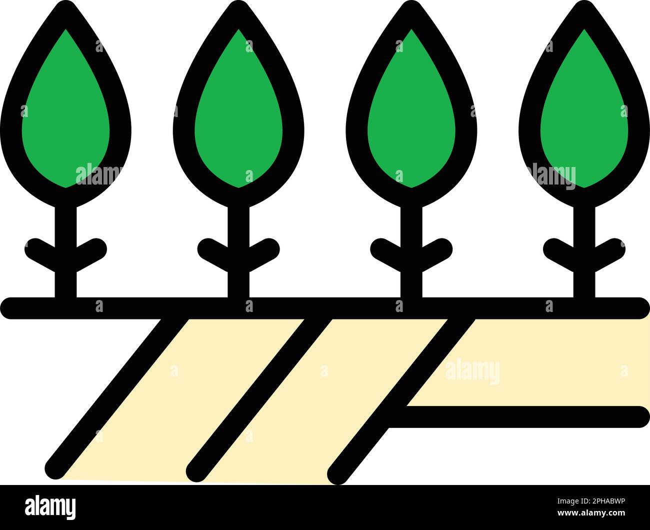 Ranch icon. Outline Ranch vector icon for web design isolated on white ...